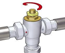What is a tempering valve?