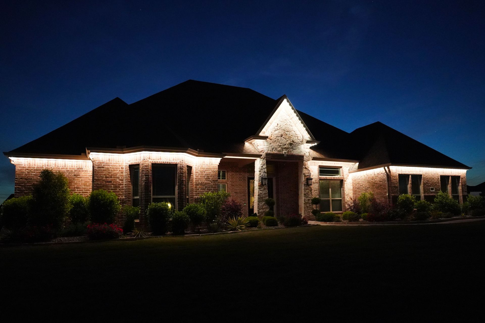 Permanent Holiday Lighting Installation in Elizabeth, CO