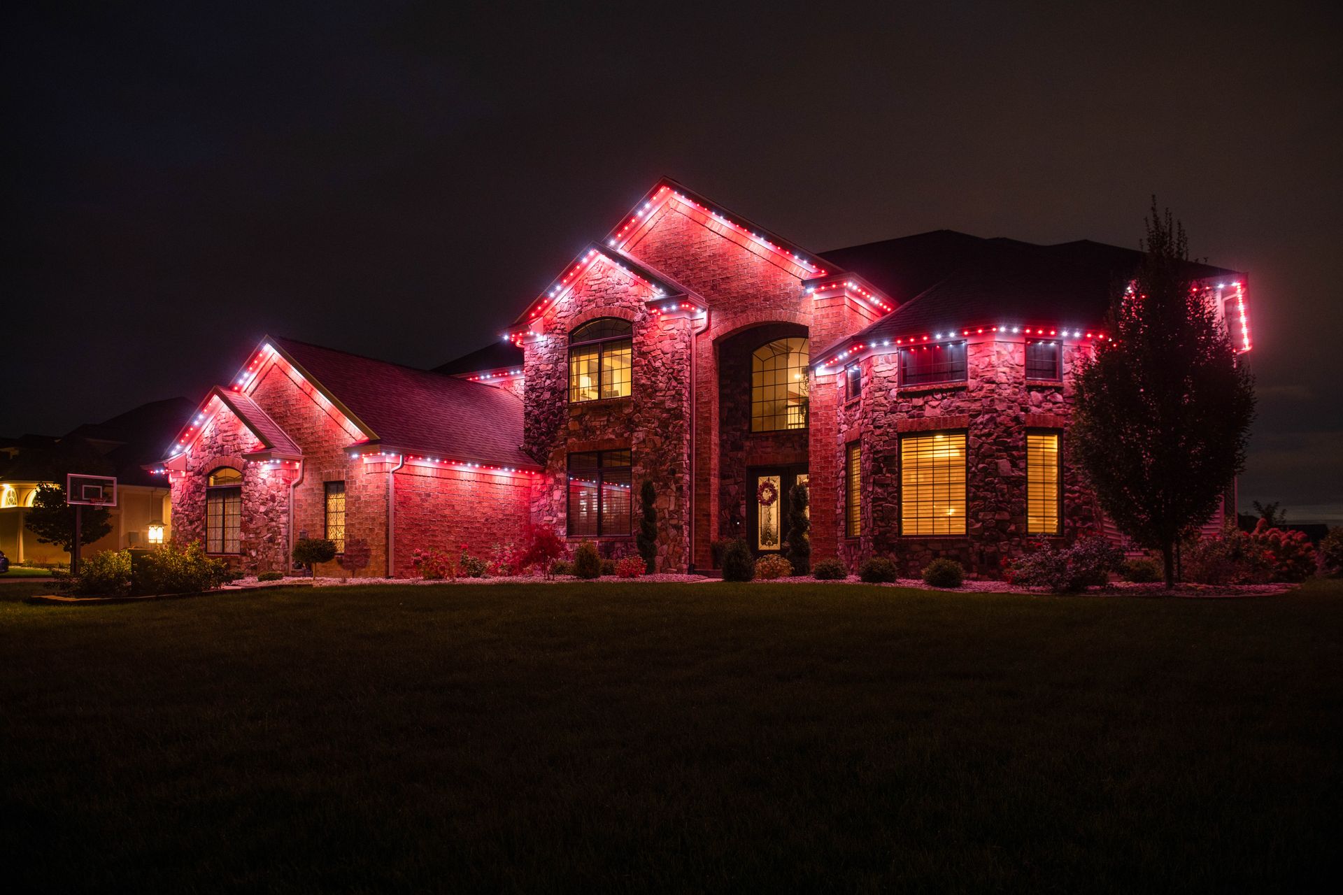 Permanent Holiday Lighting Installation in Elizabeth, CO