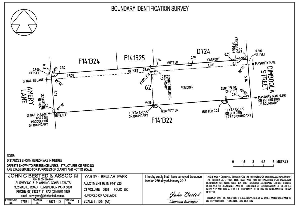 Land Divisions | Adelaide | John Bested Surveyors