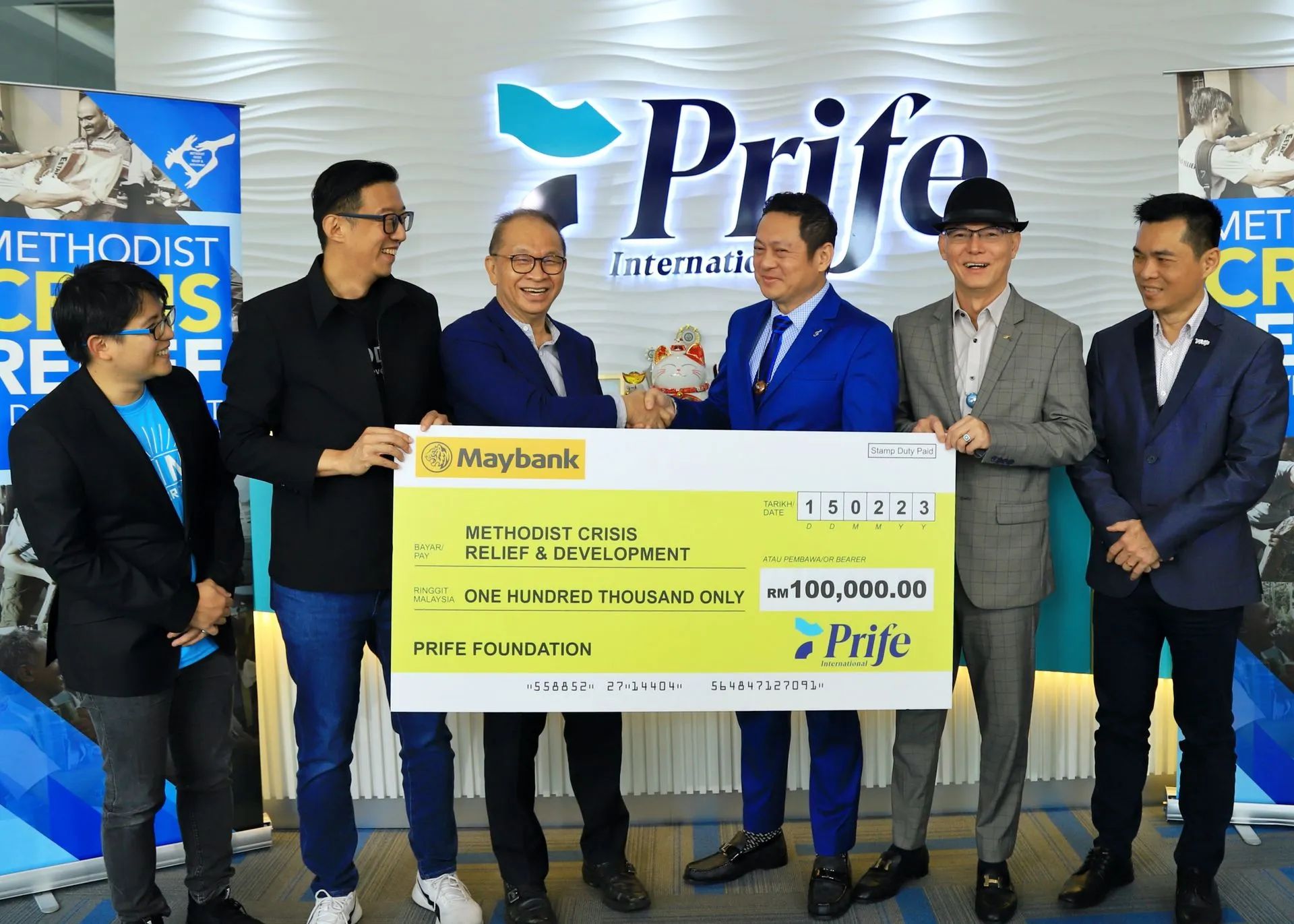 Prife Foundation Donated RM100,000 For Turkey Syria Earthquake