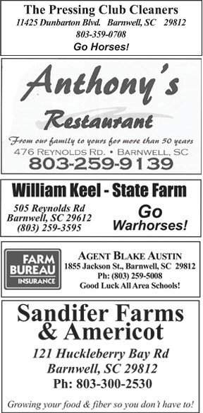 Barnwell High School Sports | Barwell Warhorse Football, Baseball ...