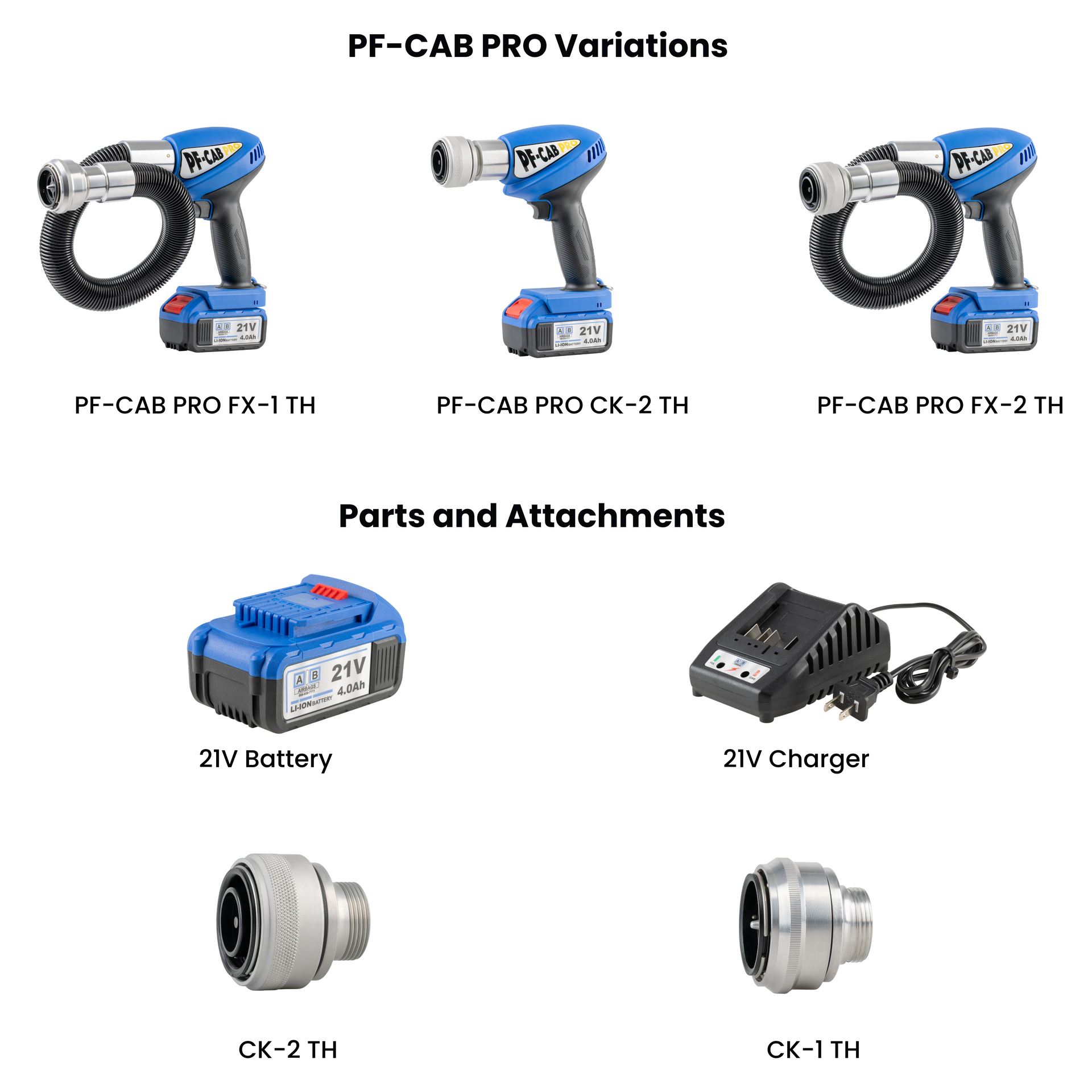 AB Airbags | Portable Airbag Inflators | PF-CAB Cordless Standard