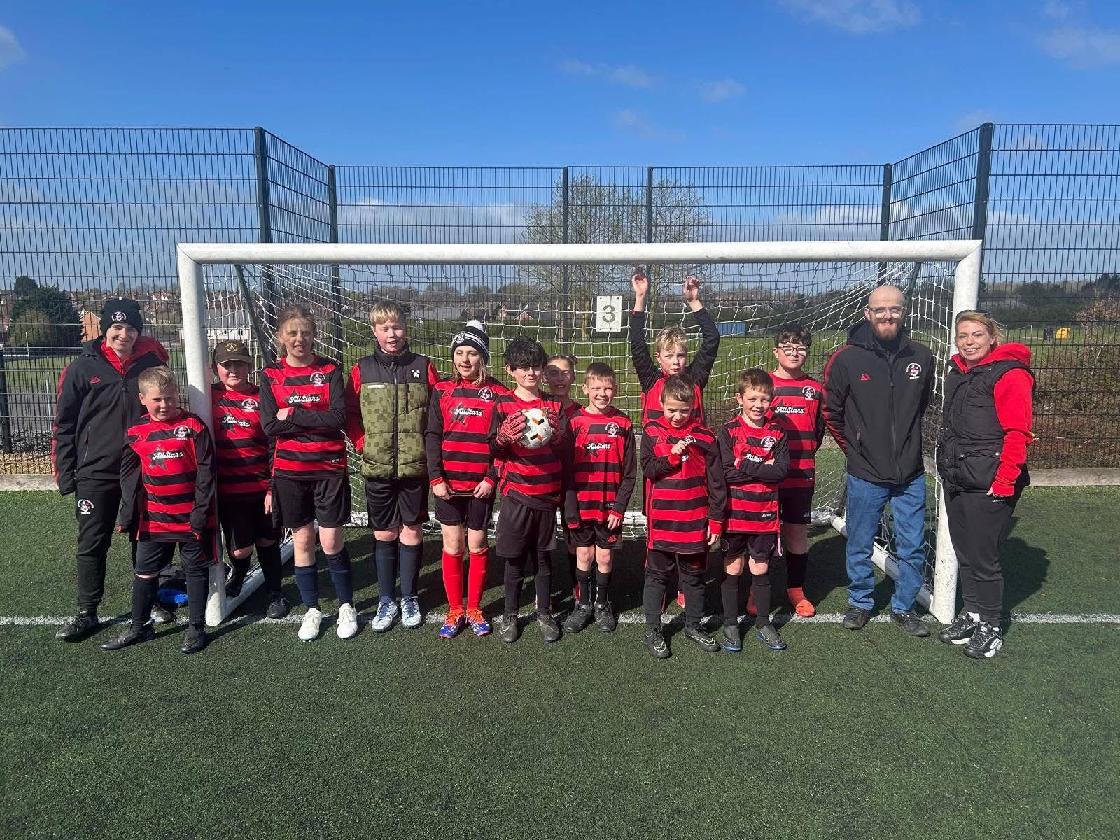 Histon Hornets Inclusive Football team sponsored by neurobox