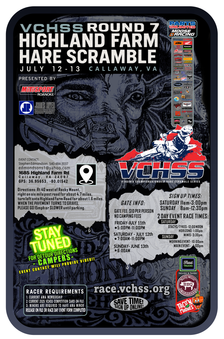 VCHSS Racing - Virginia Championship Hare Scramble Series