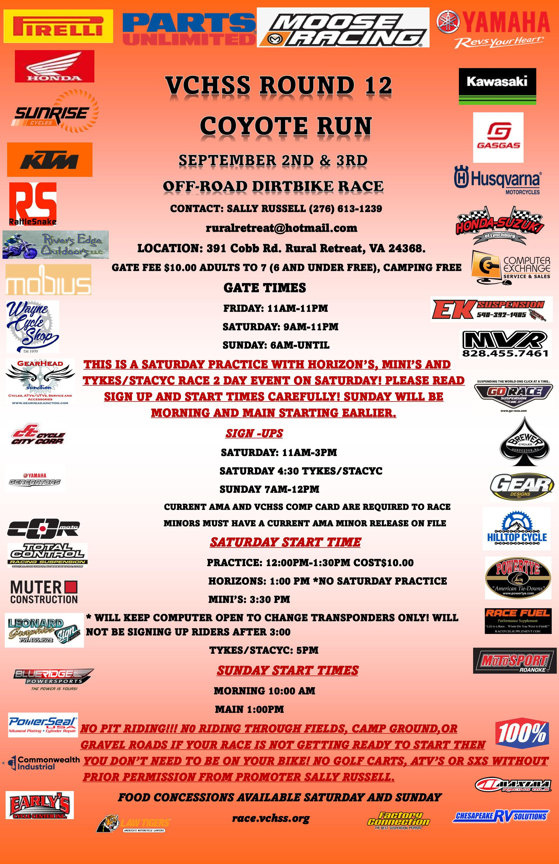 VCHSS Racing - Virginia Championship Hare Scramble Series