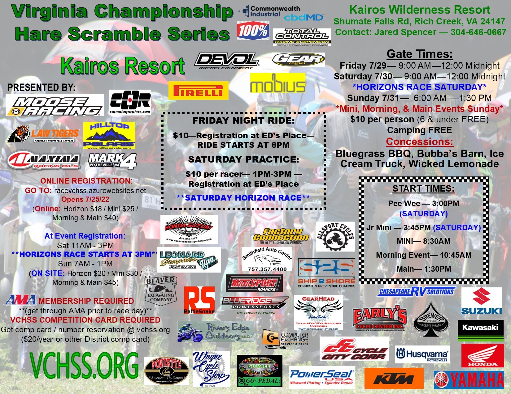 VCHSS Racing - Virginia Championship Hare Scramble Series