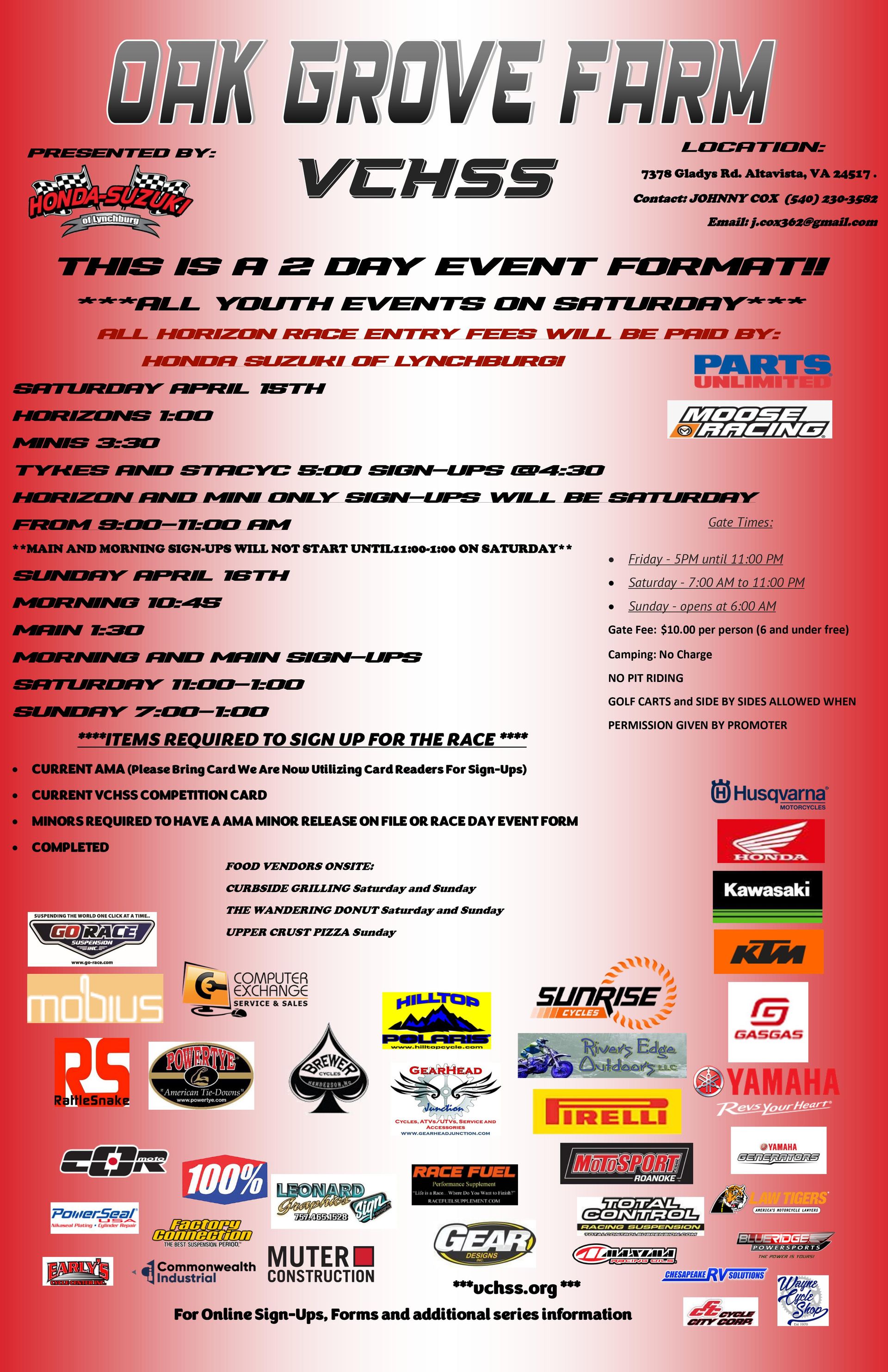 VCHSS Racing - Virginia Championship Hare Scramble Series