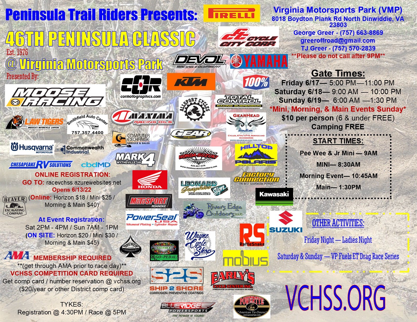 VCHSS Racing - Virginia Championship Hare Scramble Series