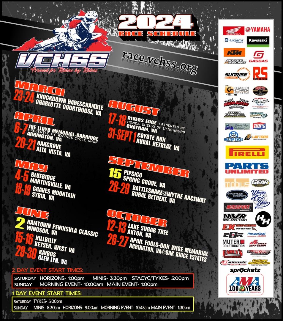 VCHSS Racing - Virginia Championship Hare Scramble Series