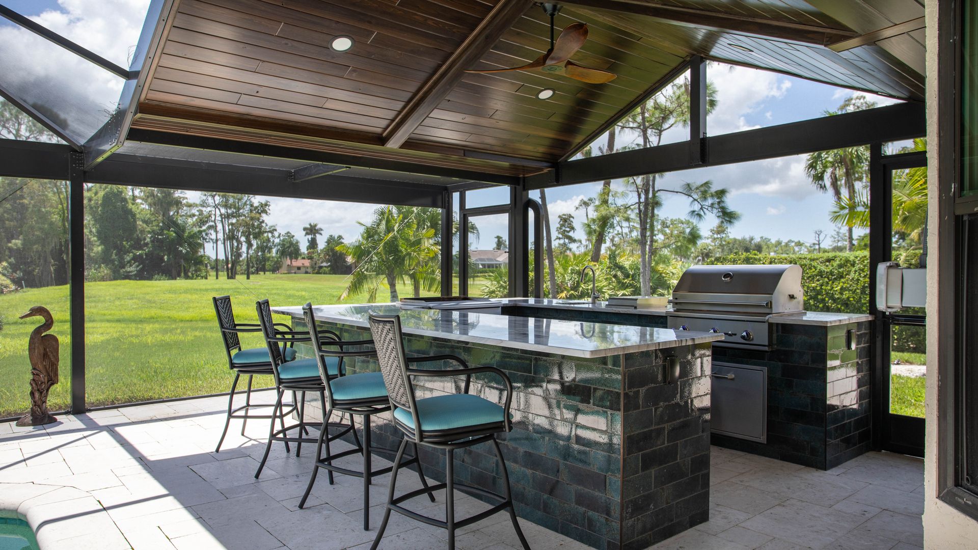 U-Shaped Outdoor Kitchens & Ideas | HL Posey Builders