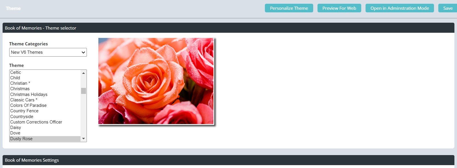 Theme & Personalize Theme