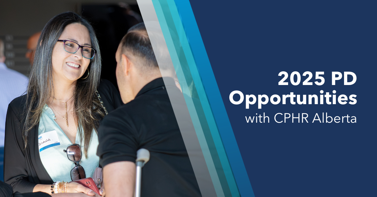 2025 PD Opportunities with CPHR Alberta