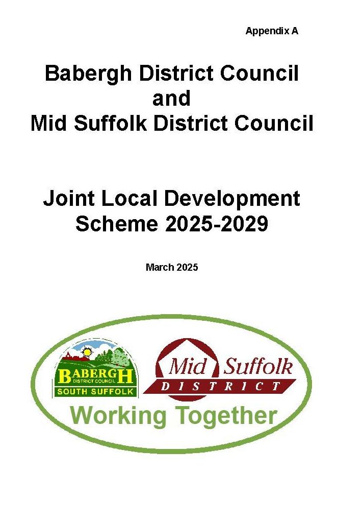 Babergh & Mid Suffolk's Draft Local Development Scheme