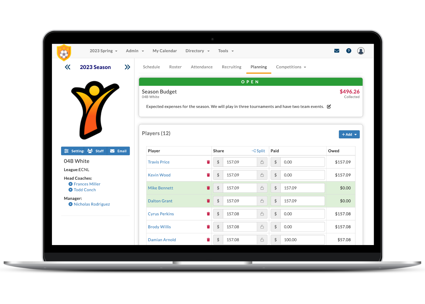 Team budgeting, expense tracking, and payment collection made simple.
