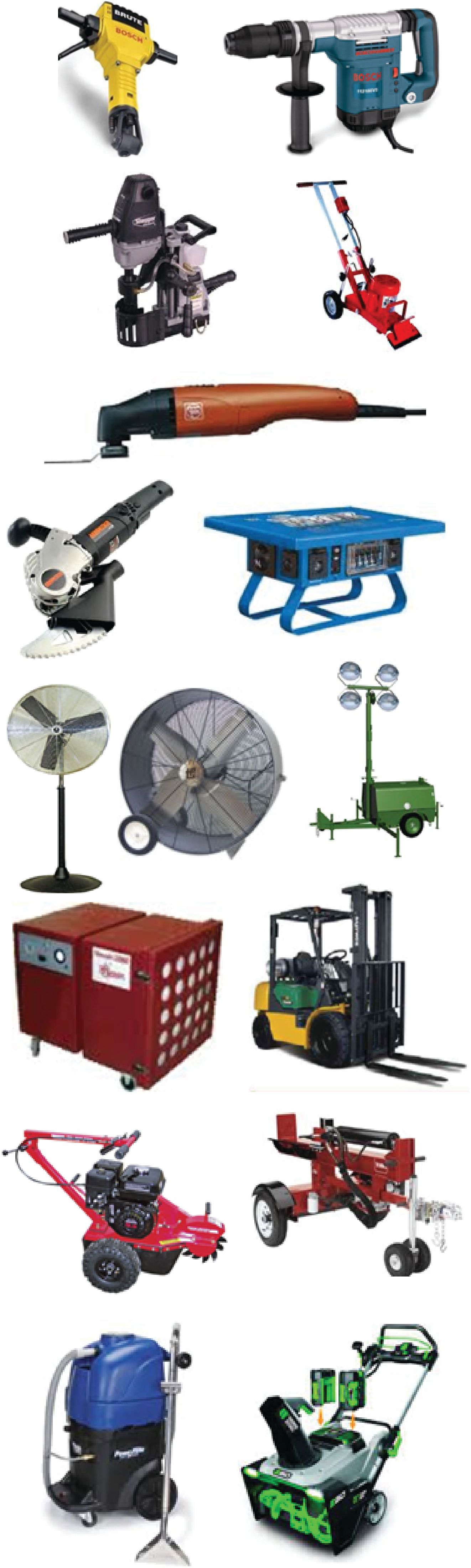 Contractors tools and equipment rental | Chicago, IL | Way-Ken ...