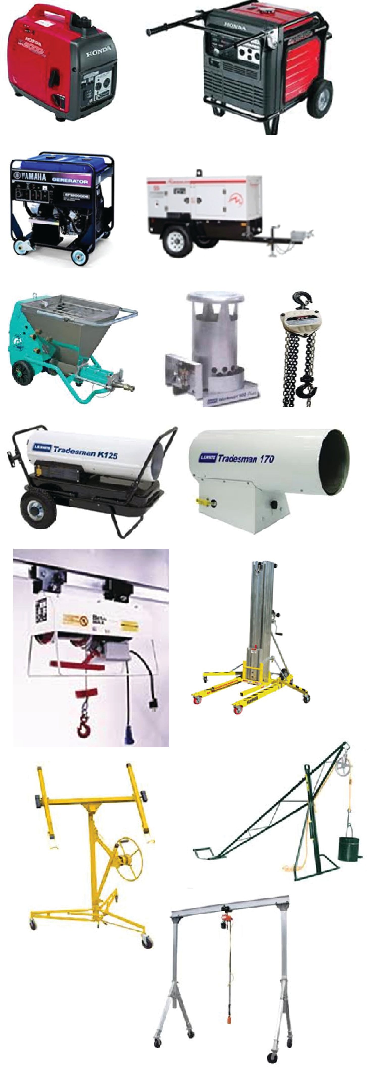 Contractors tools and equipment rental | Chicago, IL | Way-Ken ...