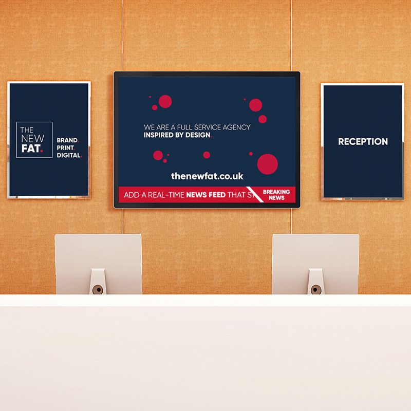 Reception Display Screens Nottingham | Enhance Visitor Experience