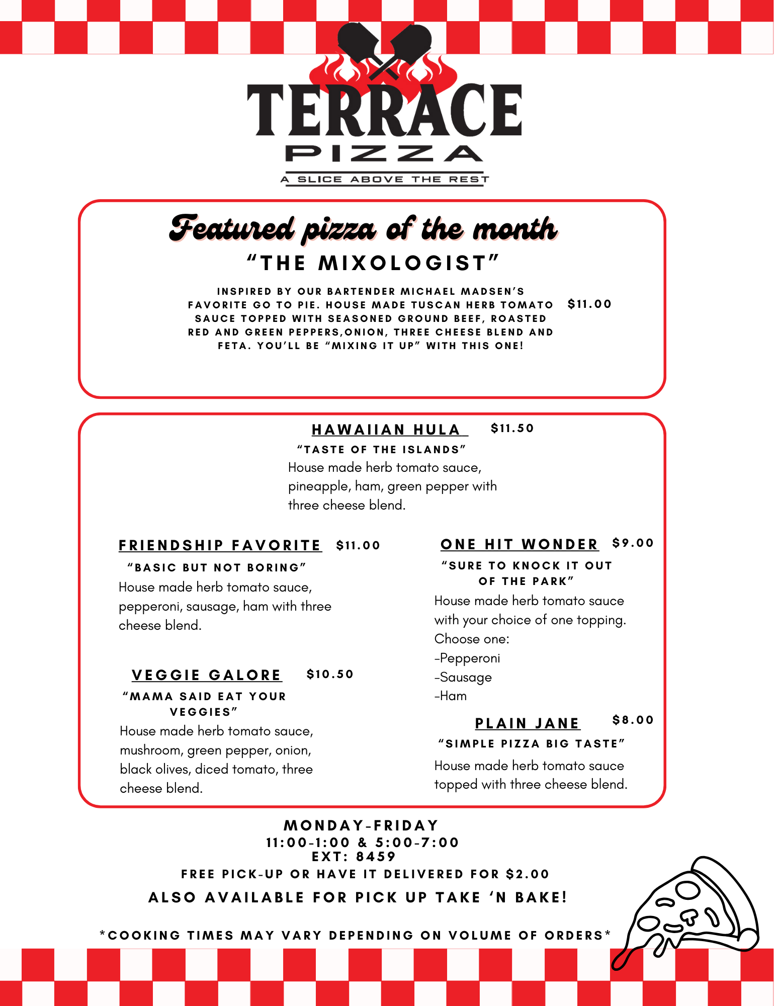 Friendship Village Community | Our Menus