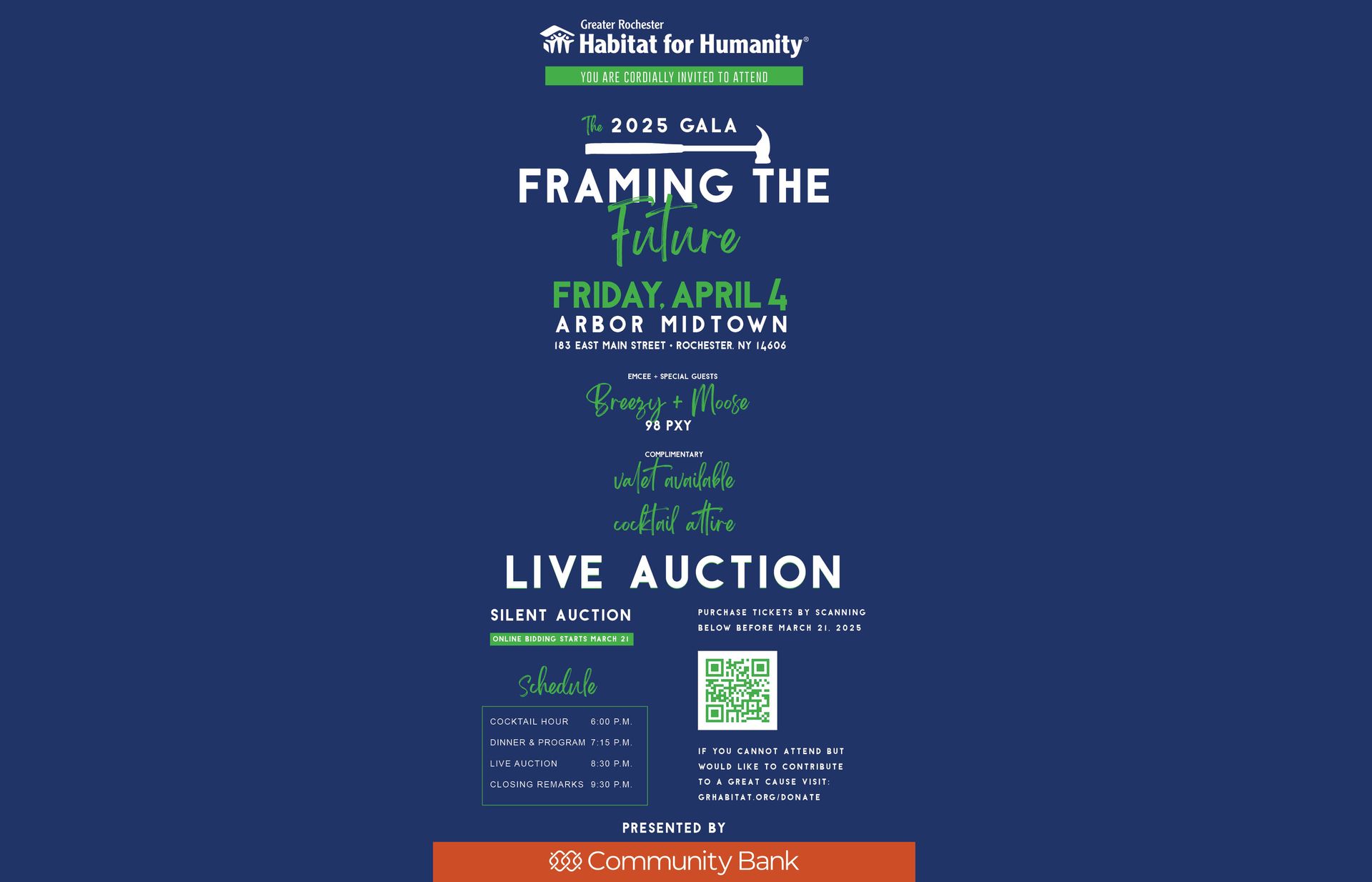 2025 Framing the Future Gala - Greater Rochester Habitat for Humanity