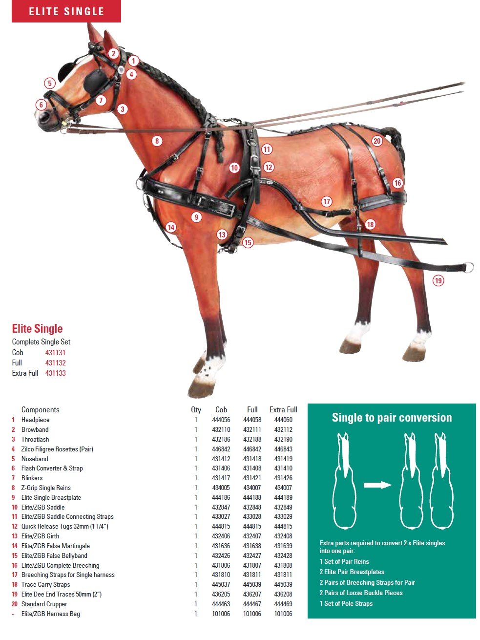 Zilco Elite Driving Harness