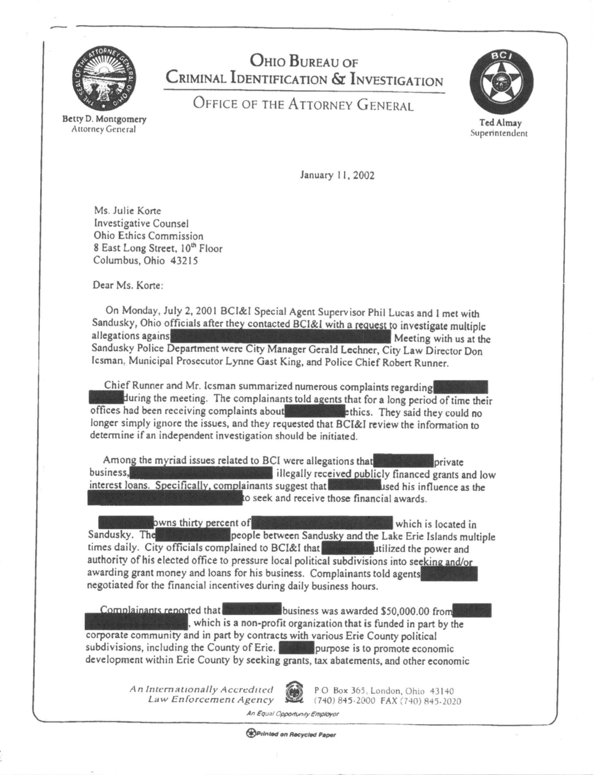 Gallery of Evidence | Affidavits and Incriminating Letters