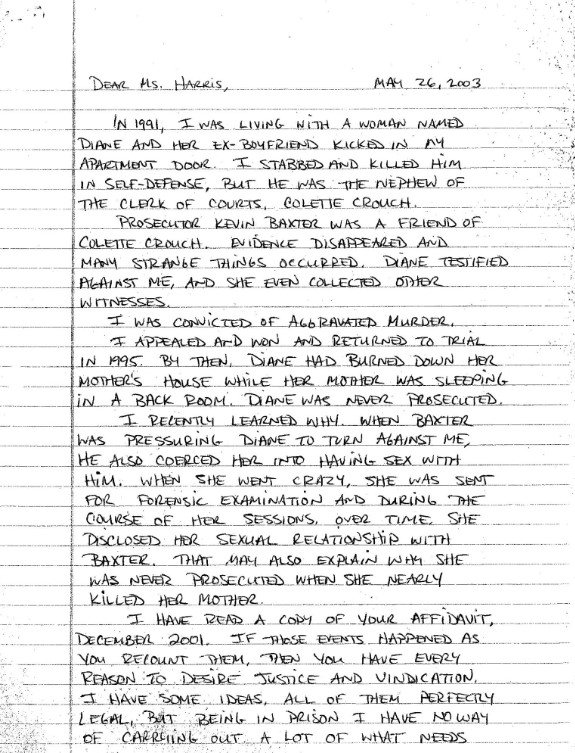 Gallery of Evidence | Affidavits and Incriminating Letters