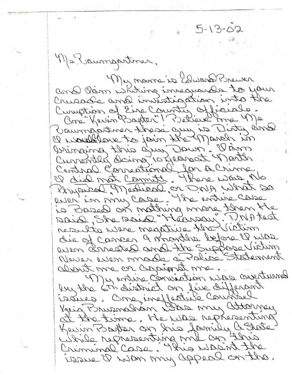 Gallery of Evidence | Affidavits and Incriminating Letters