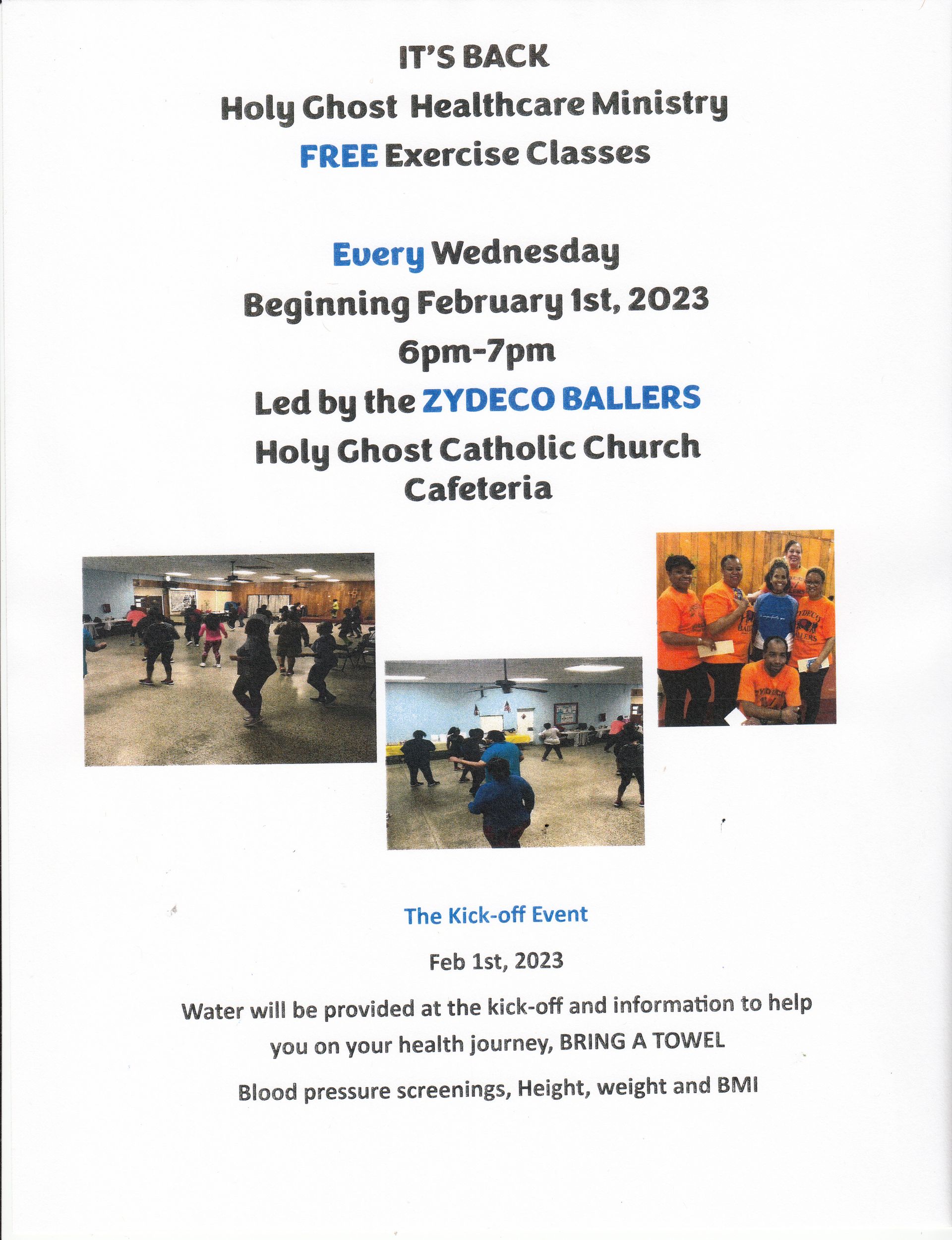 Holy Ghost Catholic Church: Health Care Ministry