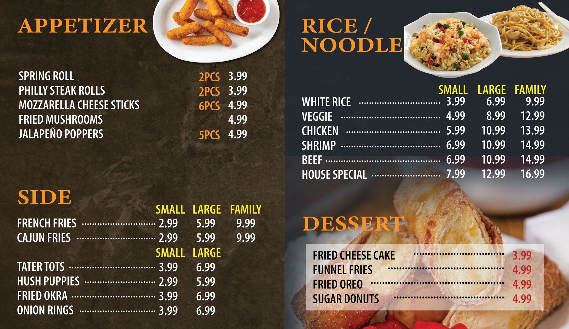 MENU Wing Fi Duluth ga
