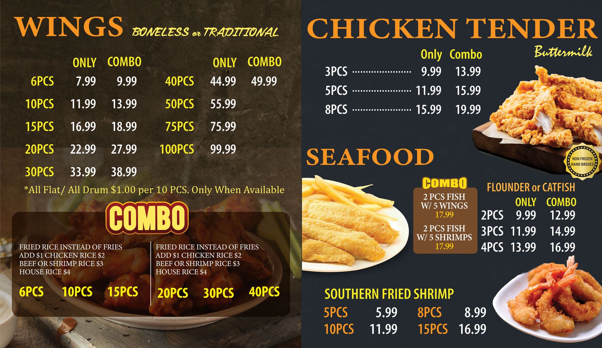 MENU Wing Fi Duluth ga