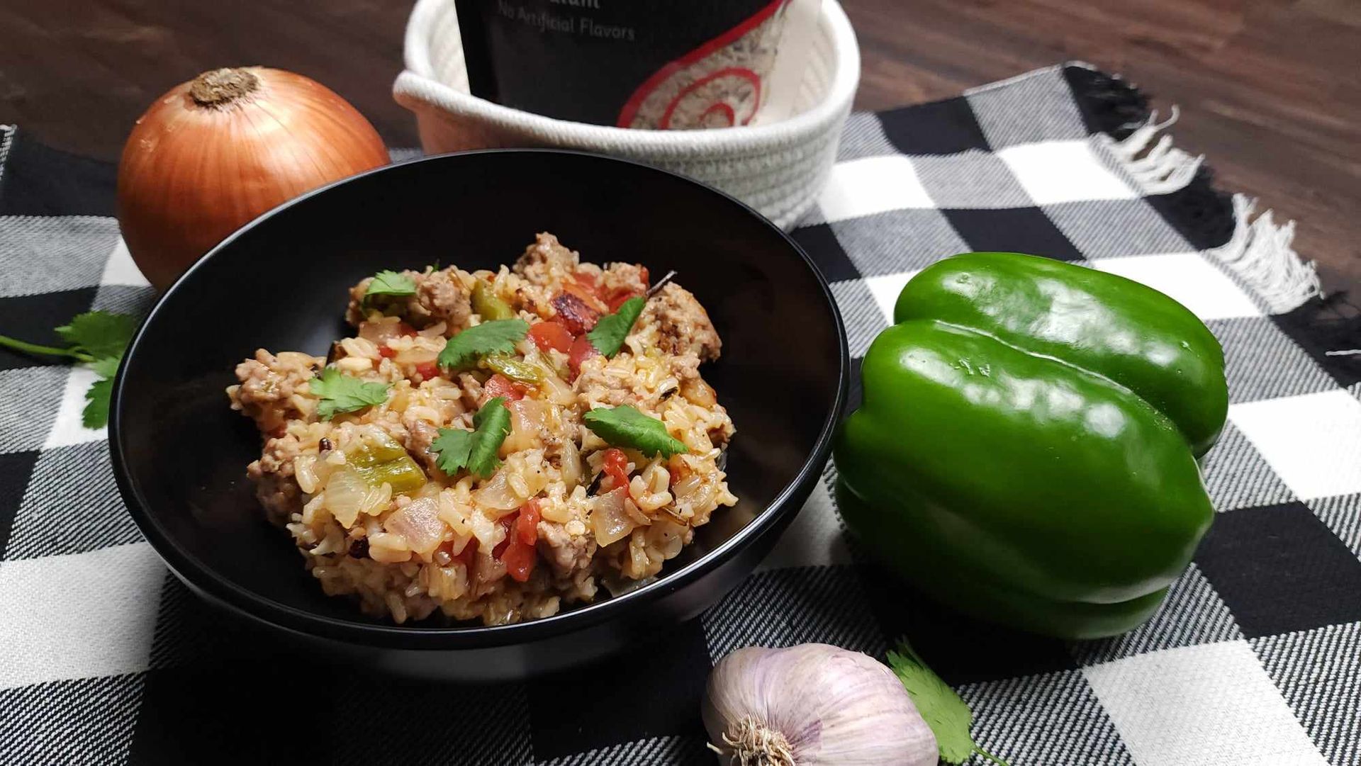 Spanish Pork Sausage with Basmati Wild Rice