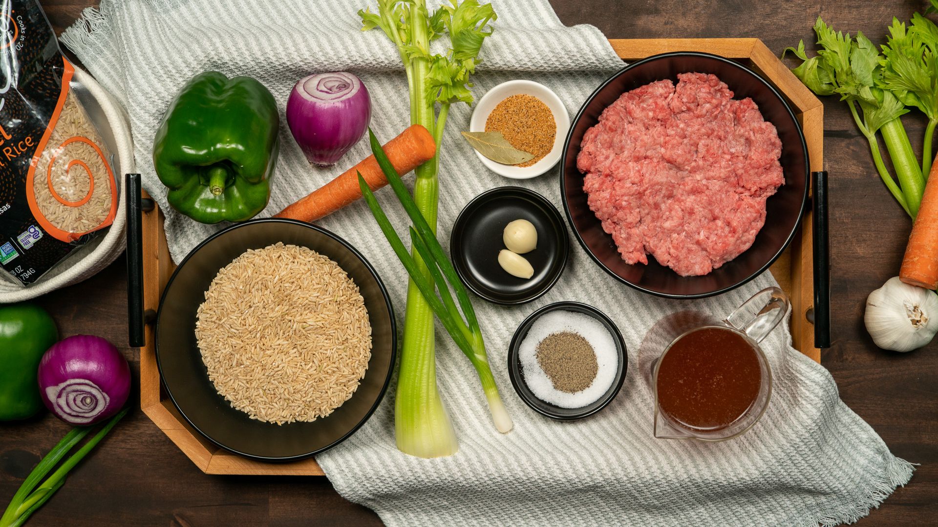 Dirty Ground Beef Cajun Rice