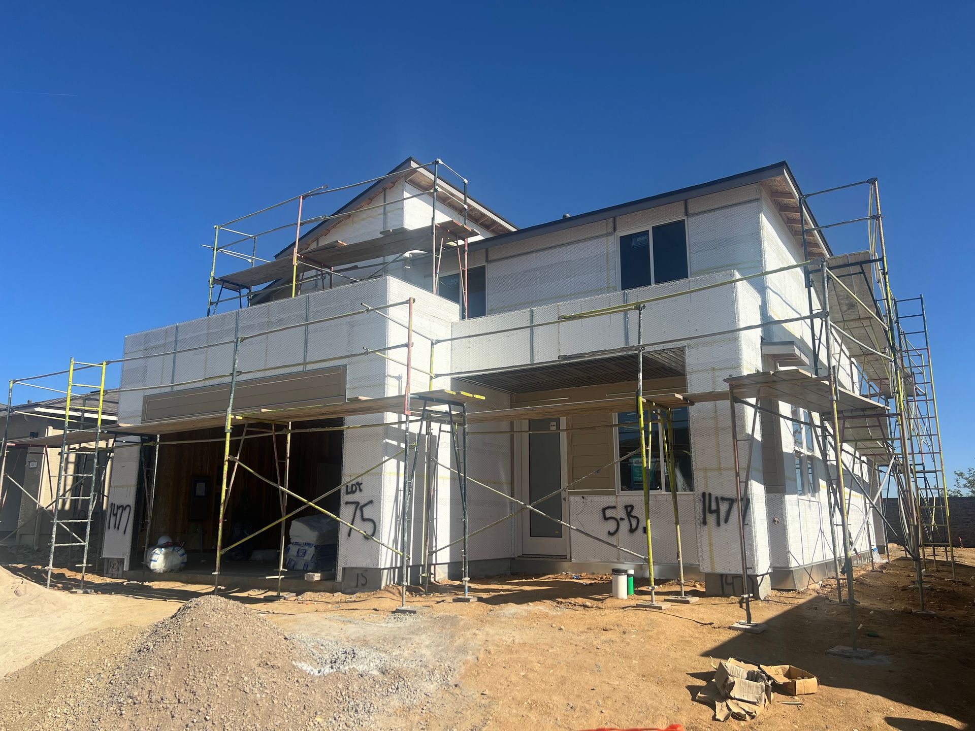 New Stucco Installation | New Generation Construction | Northern Nevada