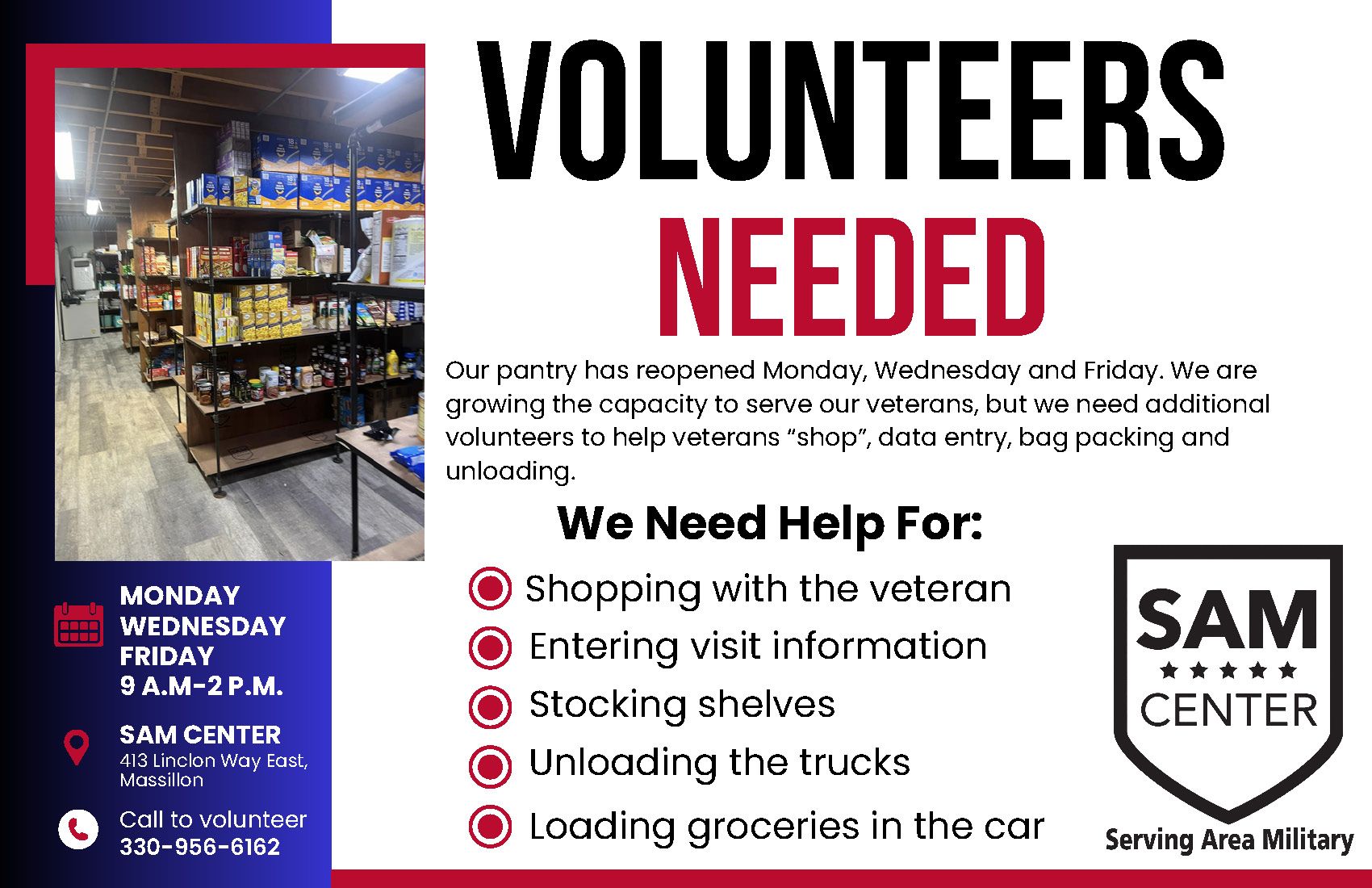 SAM Center | Veteran Services