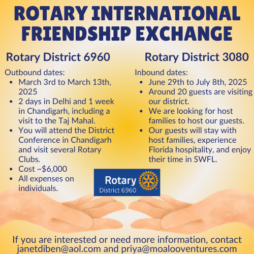 Rotary International Friendship Exchange