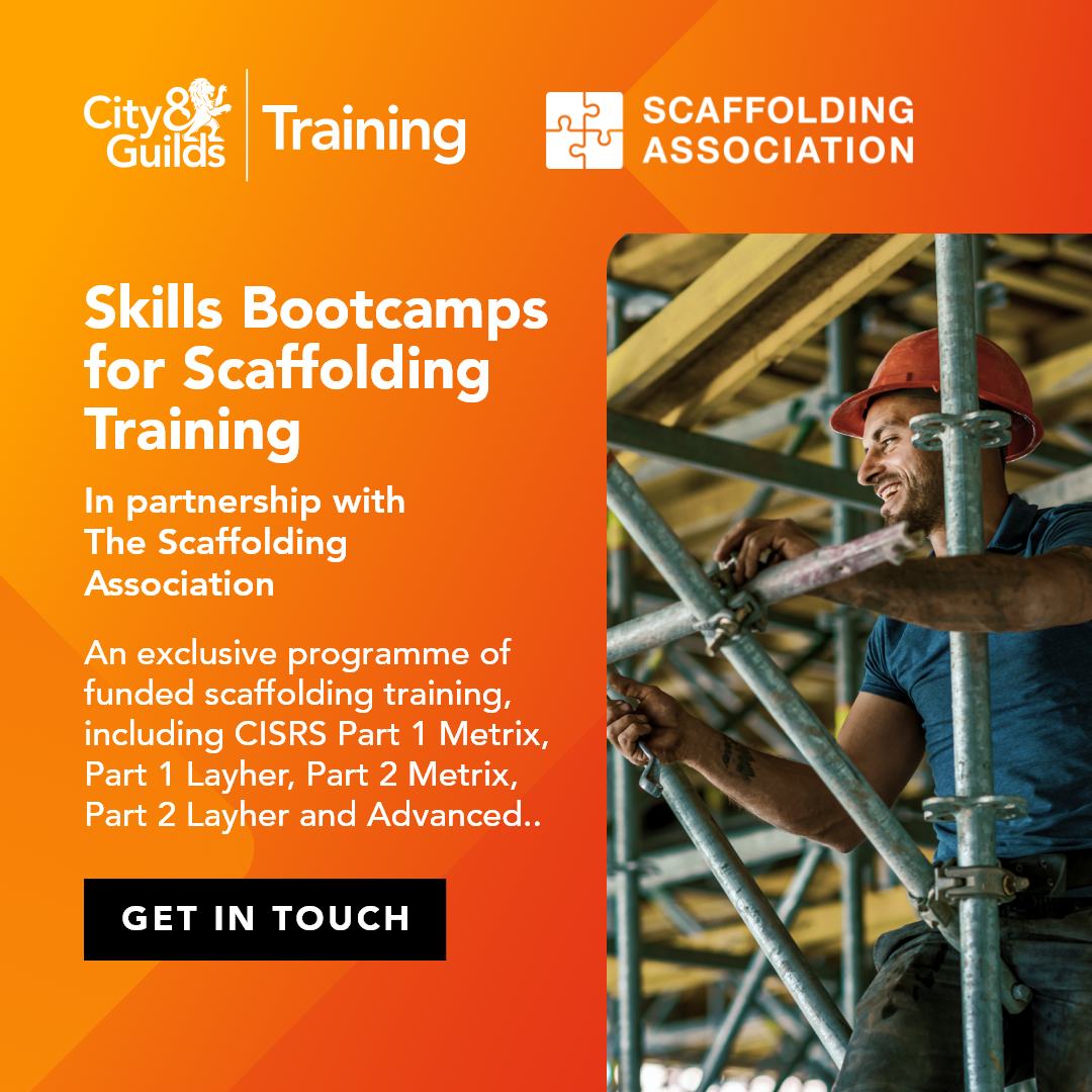 Scaffolding Association and City & Guilds Training partnership launch ...