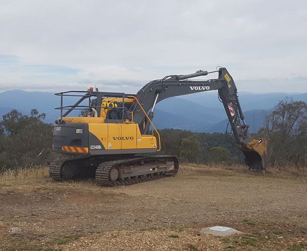 House pad earthworks