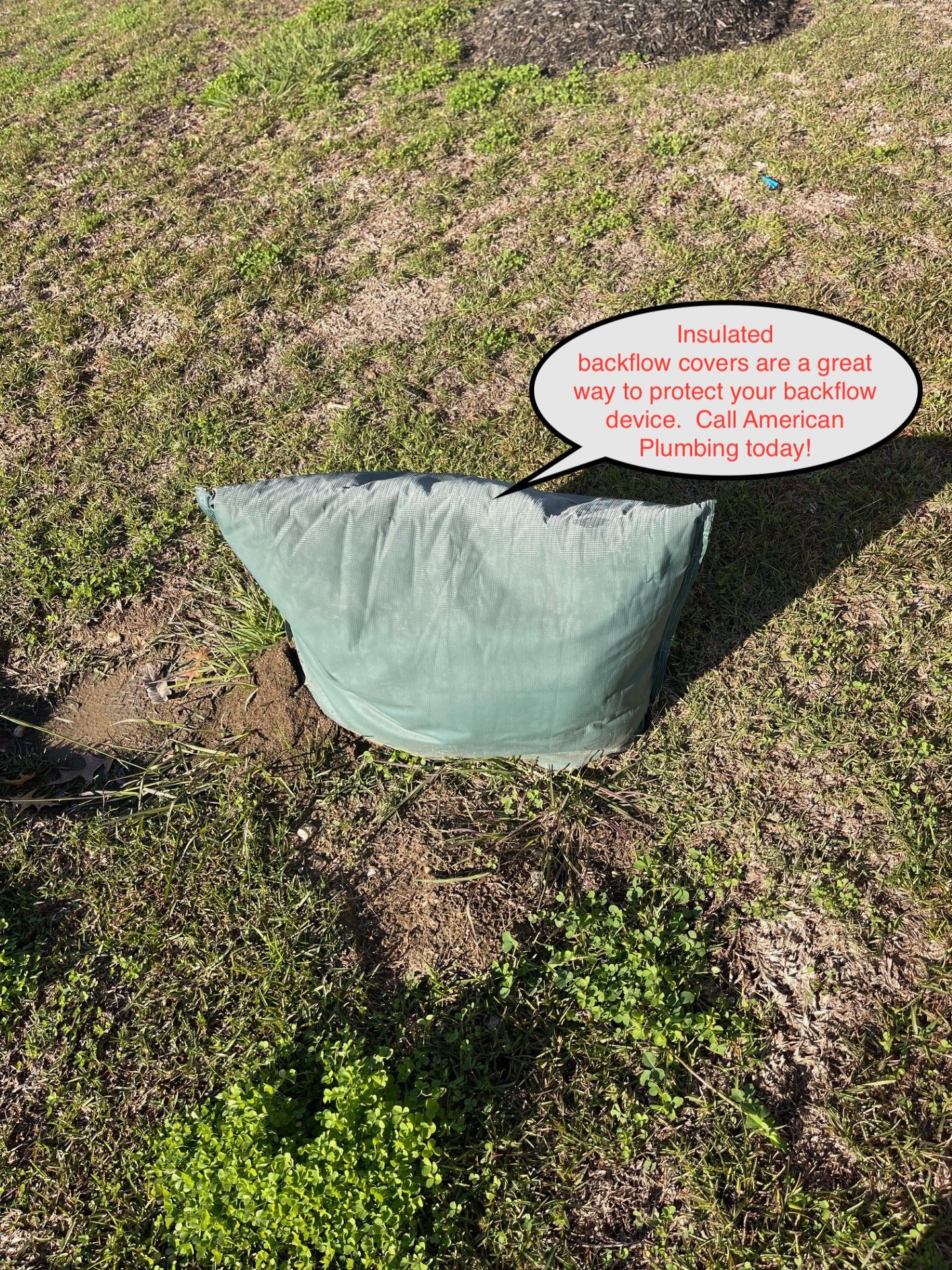 Protect your backflow device! American Plumbing, LMP #556