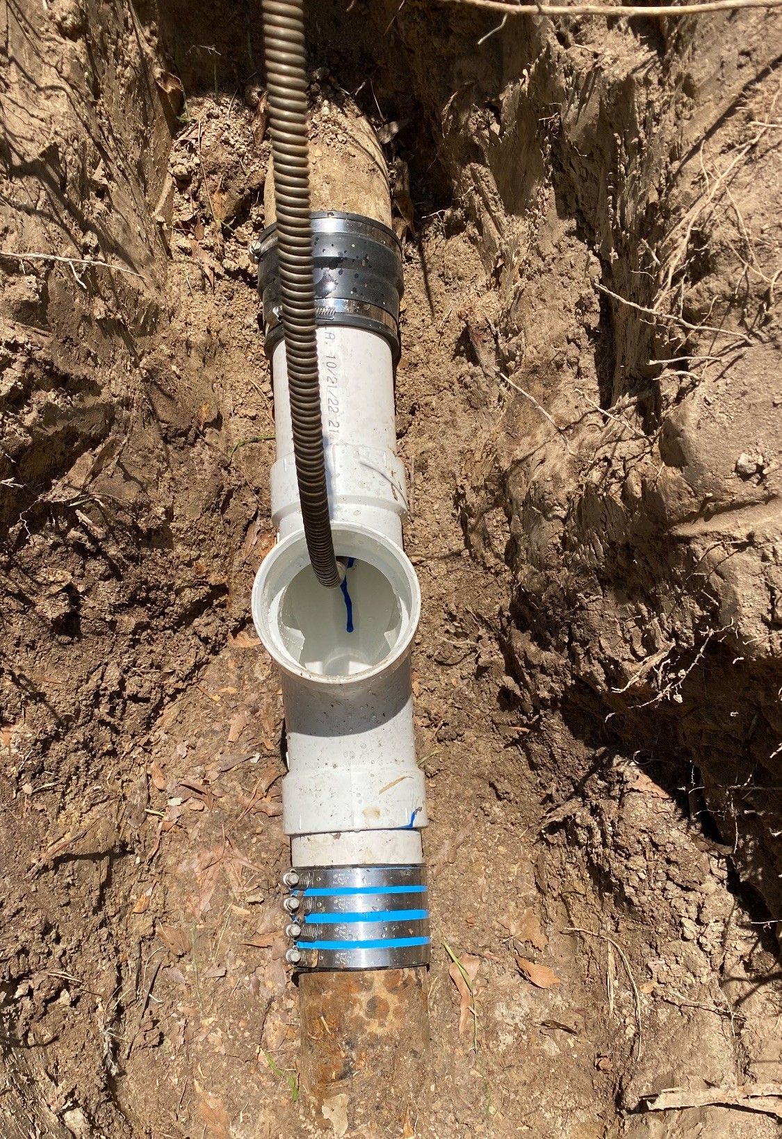 Cleanout installation! American Plumbing, LMP #556