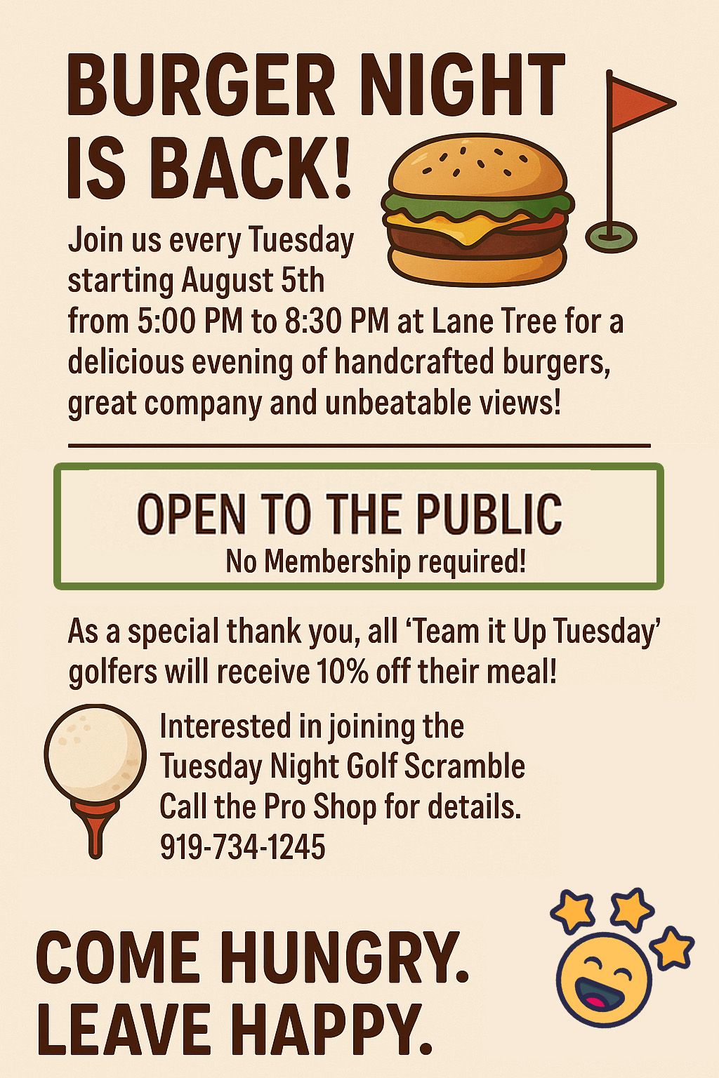 Golf Course | Goldsboro, NC | Lane Tree Golf