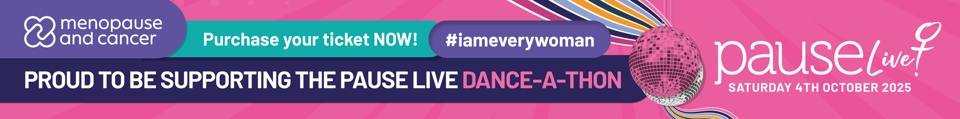 Pause Live! | 4 October 2025 | Women's Health Event | London