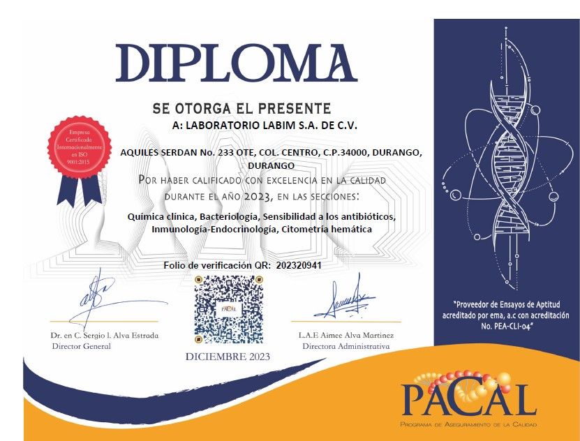 Exámenes de laboratorio en Durango