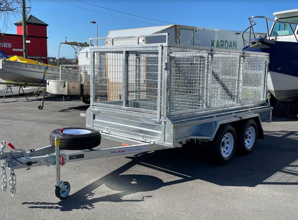 8 x 5 Heavy Duty Off Roader Box Trailer (Tandem Axle) (MINE SPECS)