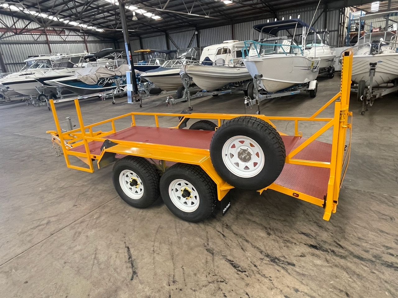 12 x 7 Heavy Duty Tandem Axle Enclosed Trailer