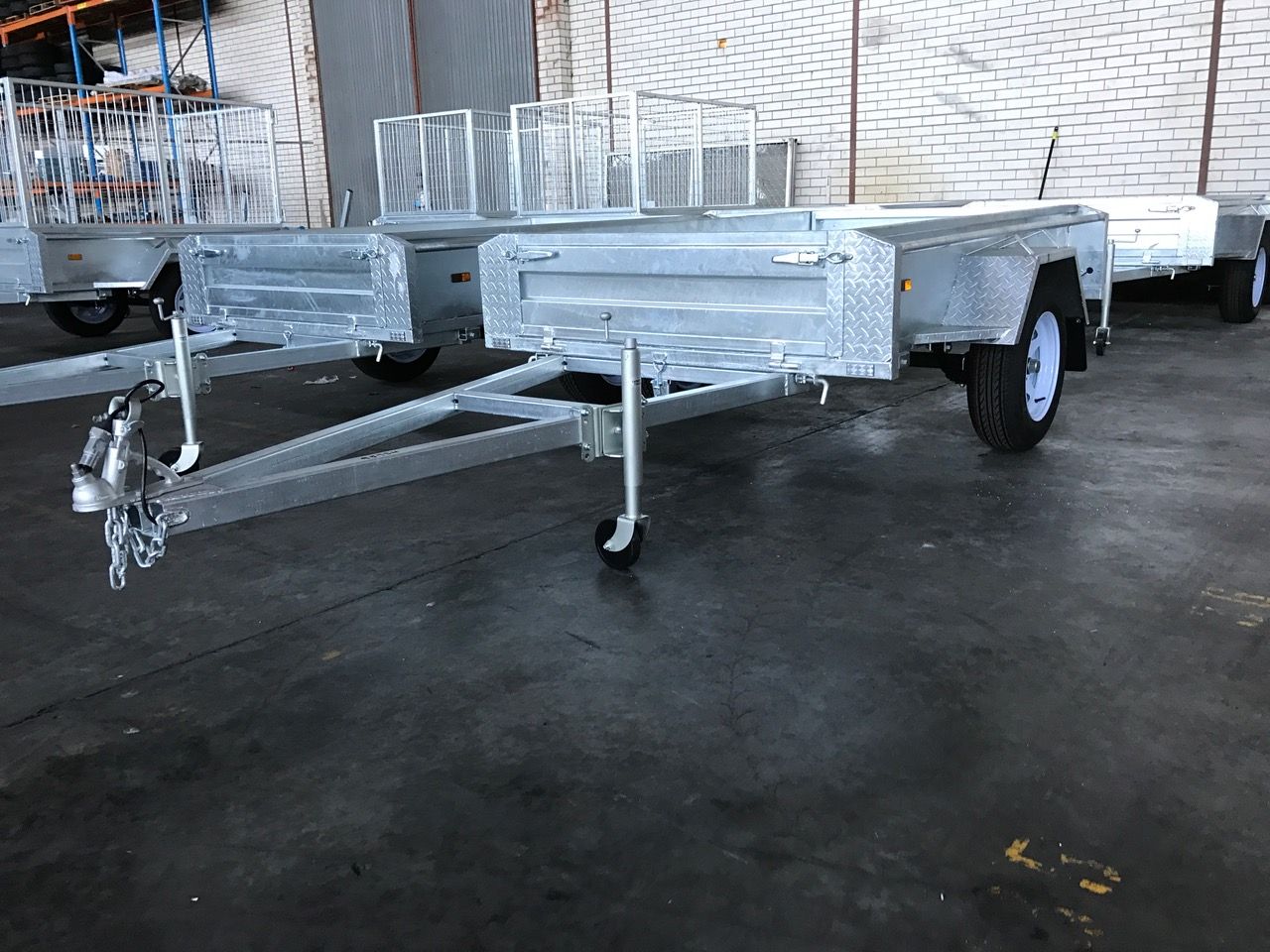 6 x 4 Single Axle Heavy Duty Box Trailer