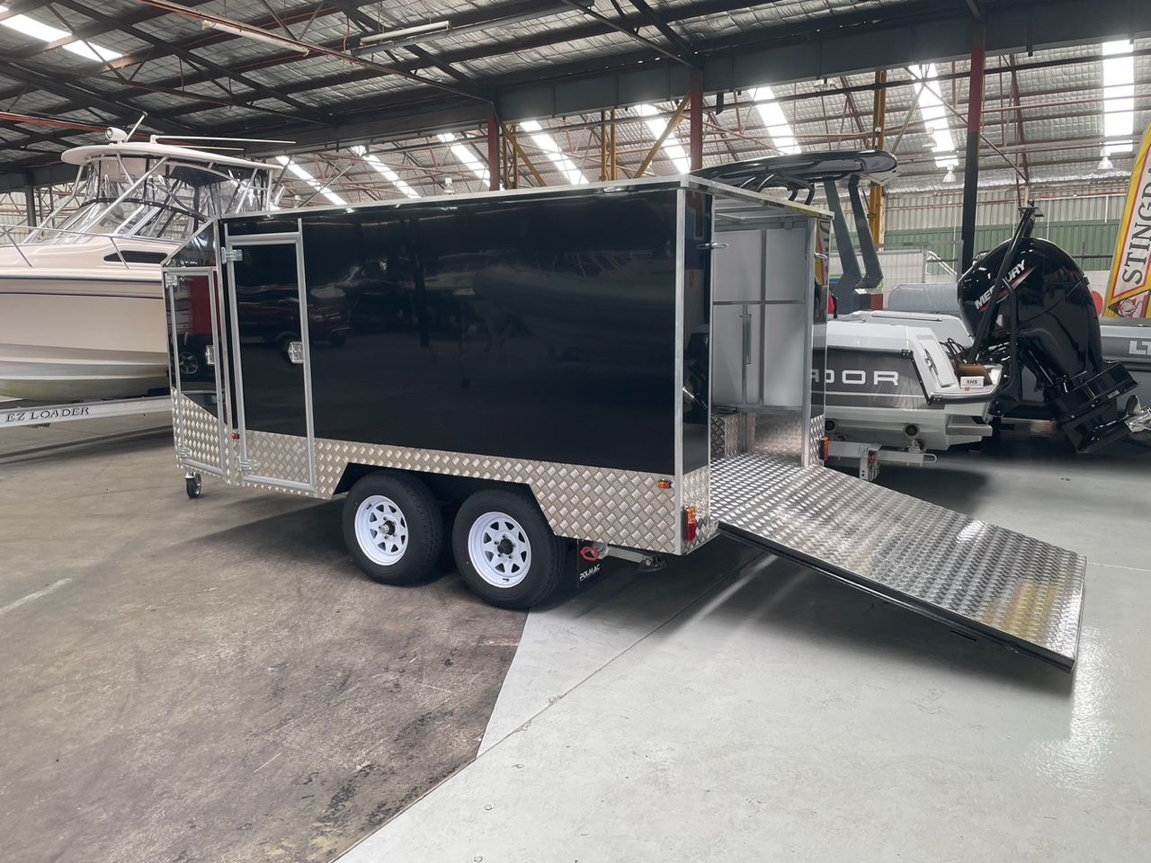 Single Axle Go Kart Trailer