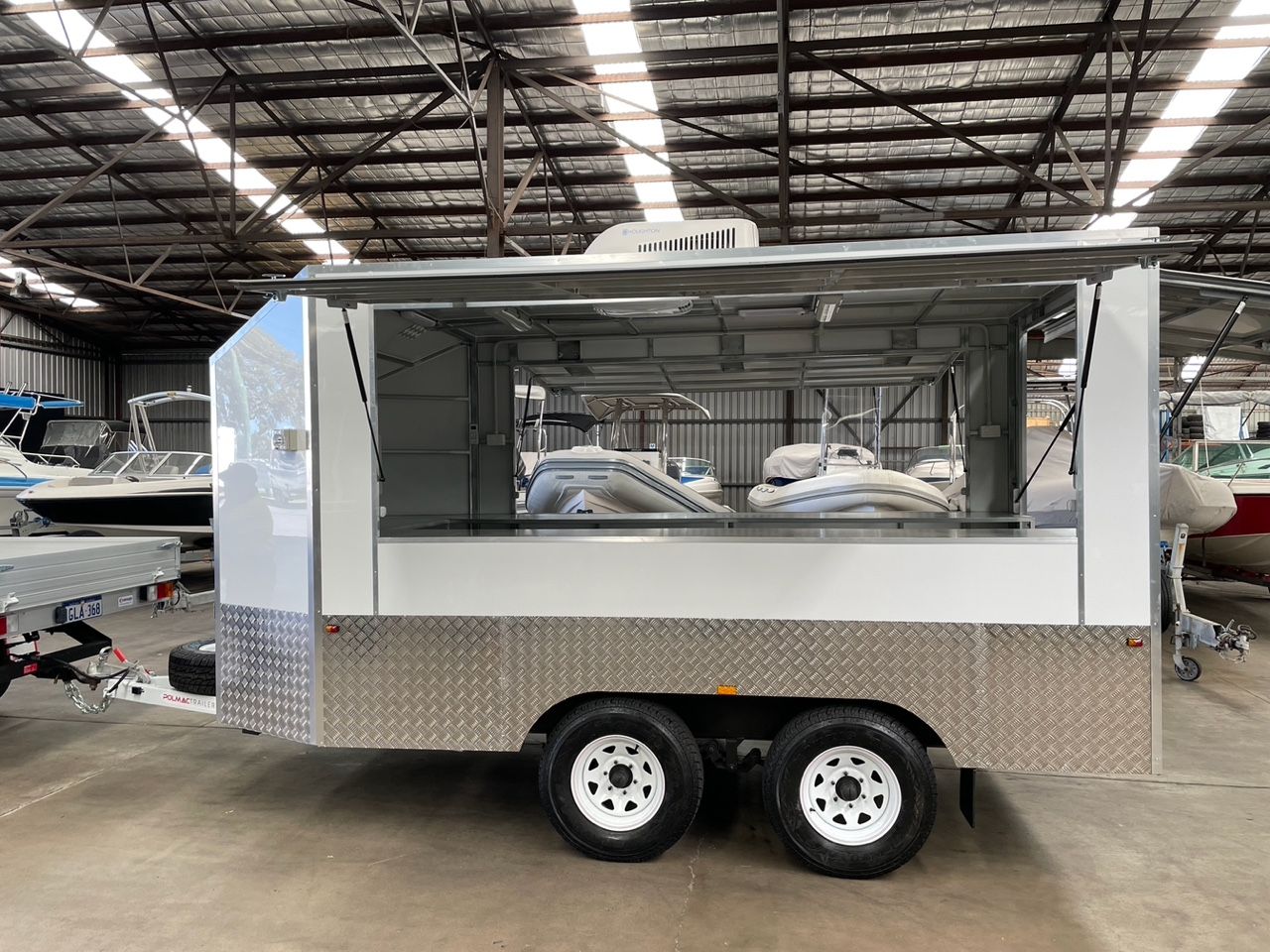 12 x 7 Heavy Duty Tandem Axle Enclosed Trailer