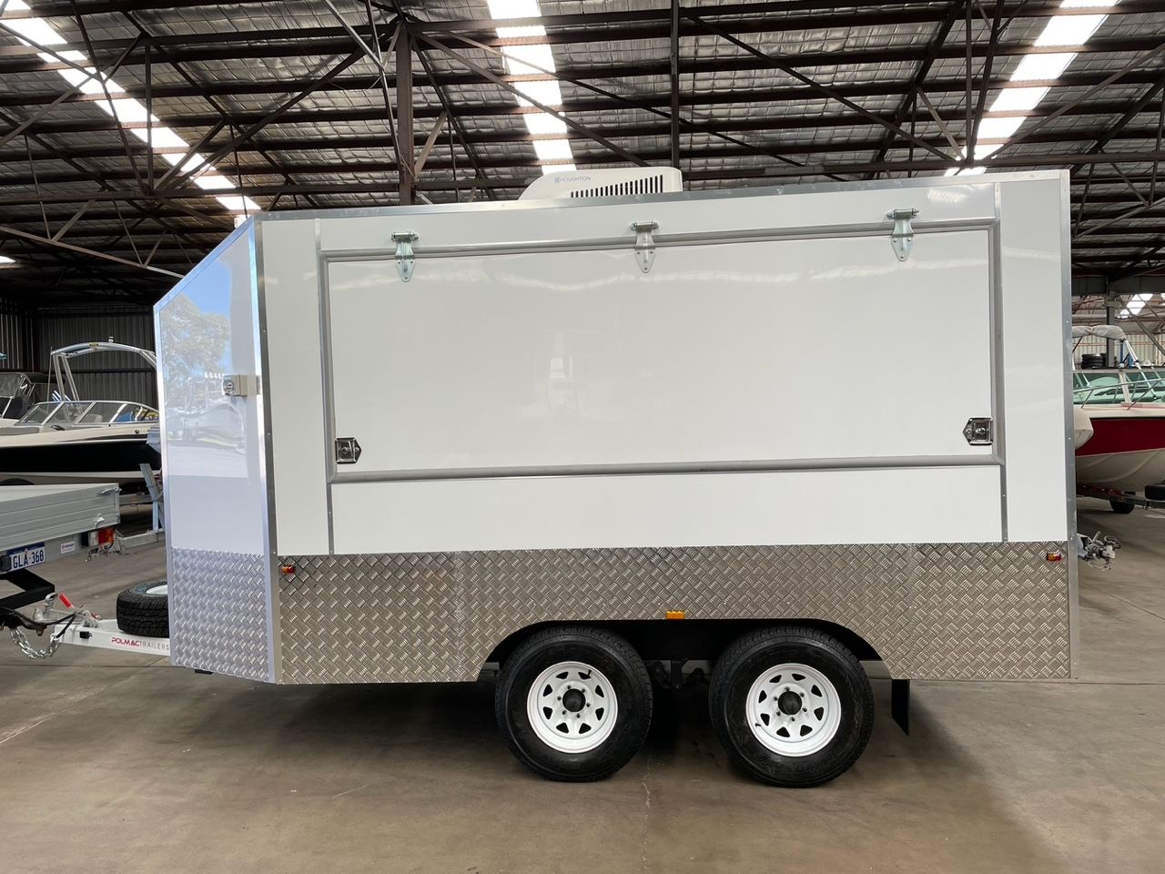 12 x 7 Heavy Duty Tandem Axle Enclosed Trailer