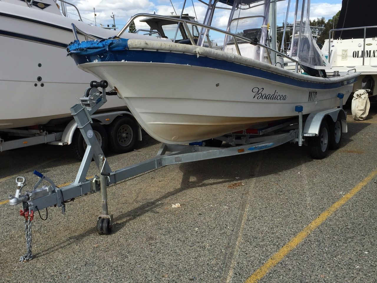 BG 550 Boat Trailer (Tandem Axle)